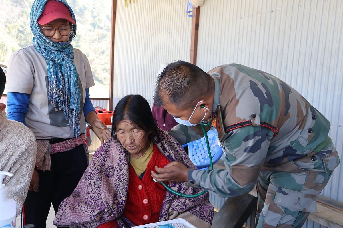 Assam Rifles Medical Camp Held in Remote Senapati Village