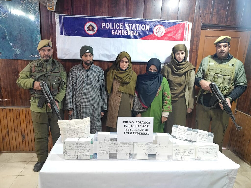 Two Terror Associates Arrested in Ganderbal, Arms Seized