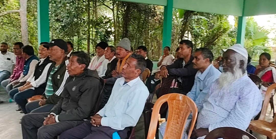 Assam: Public Meeting held at Na-Pukhuri Panchayat Hall