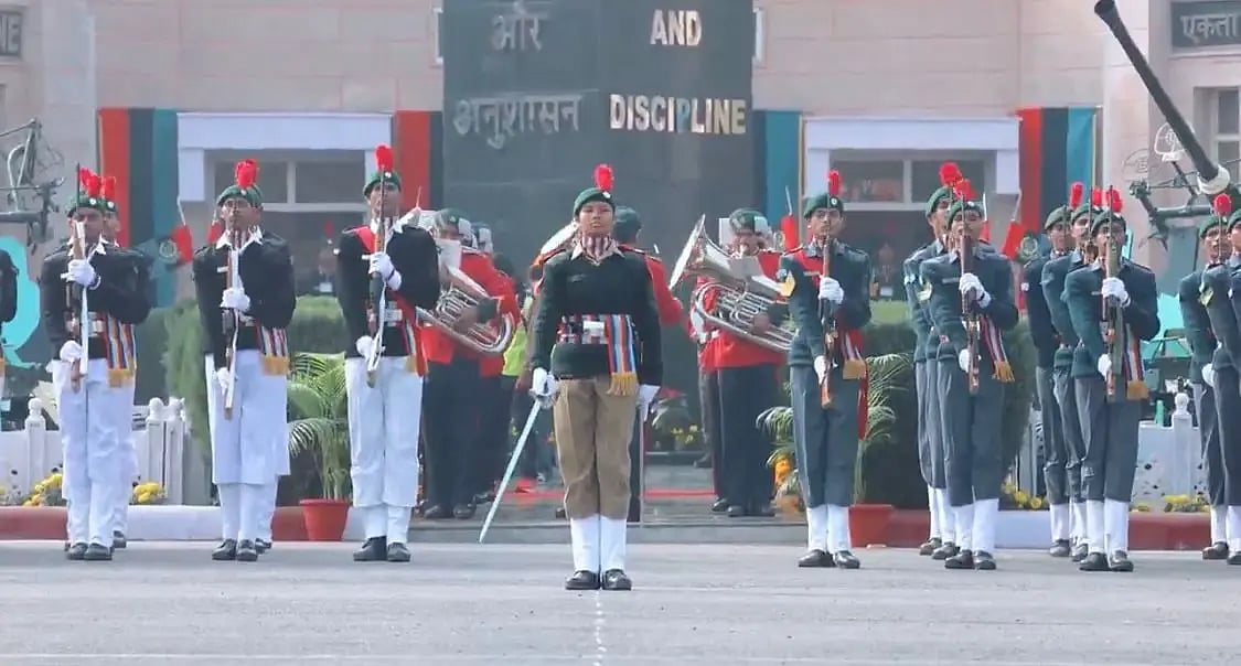 Tezpur NCC SUO Kuki Rabha commands Guard of Honour in New Delhi