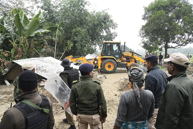Assam: Eviction Drive Conducted in Burhachapori Wildlife Sanctuary
