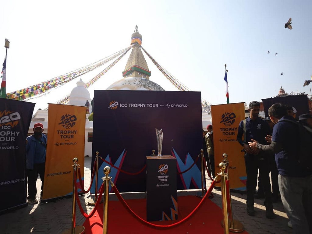 ICC Men’s T20 World Cup trophy tours around Nepal’s heritage sites