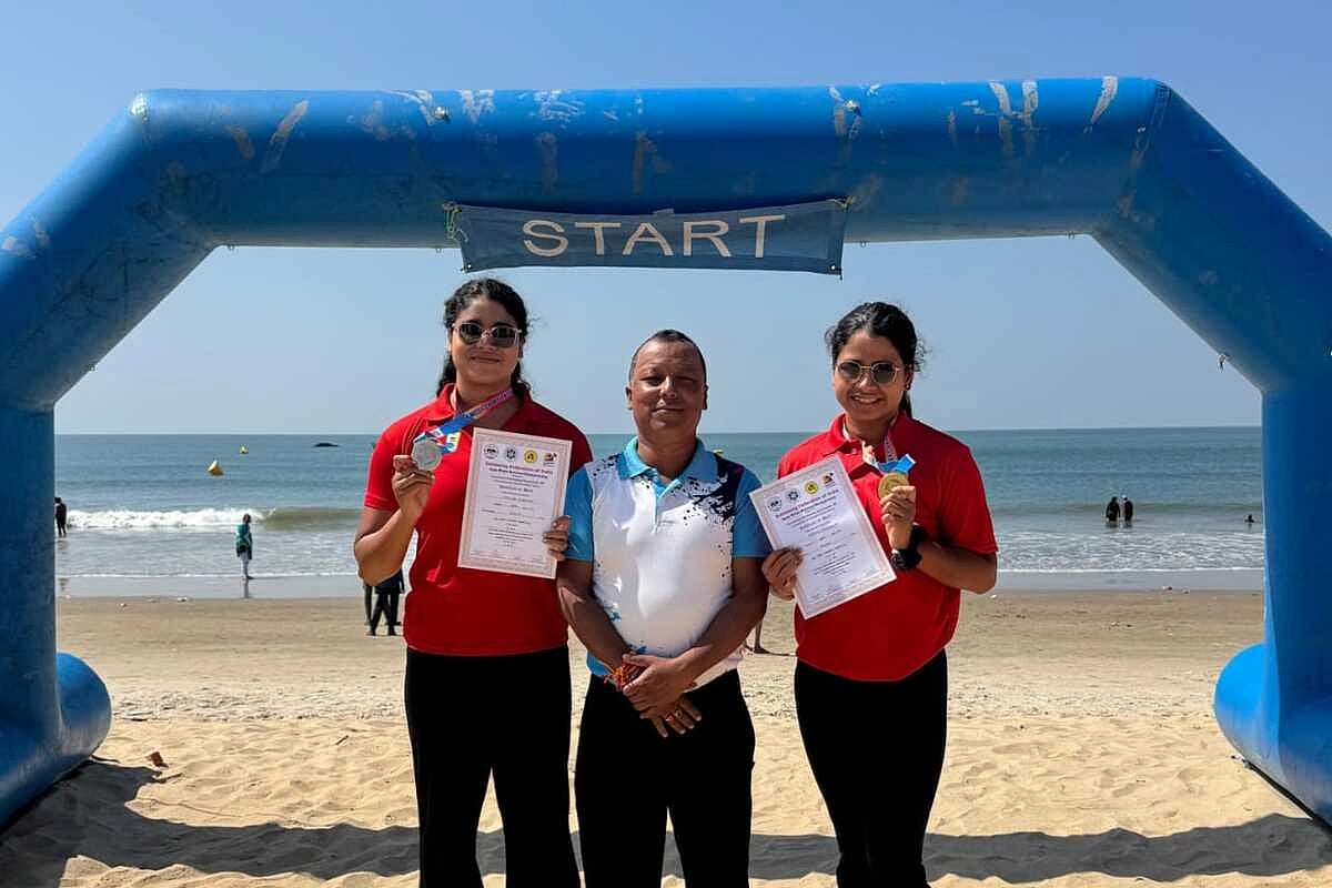 Astha, Jahnabi win medals at Open Water Sea Swimming Championships