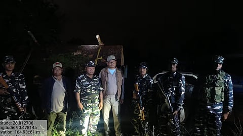 SSB, Forest Department seize illegal teak on Indo-Bhutan border