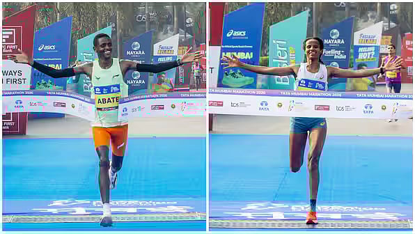 Ethiopia’s Abate and Kalayu crowned champions at Mumbai Marathon