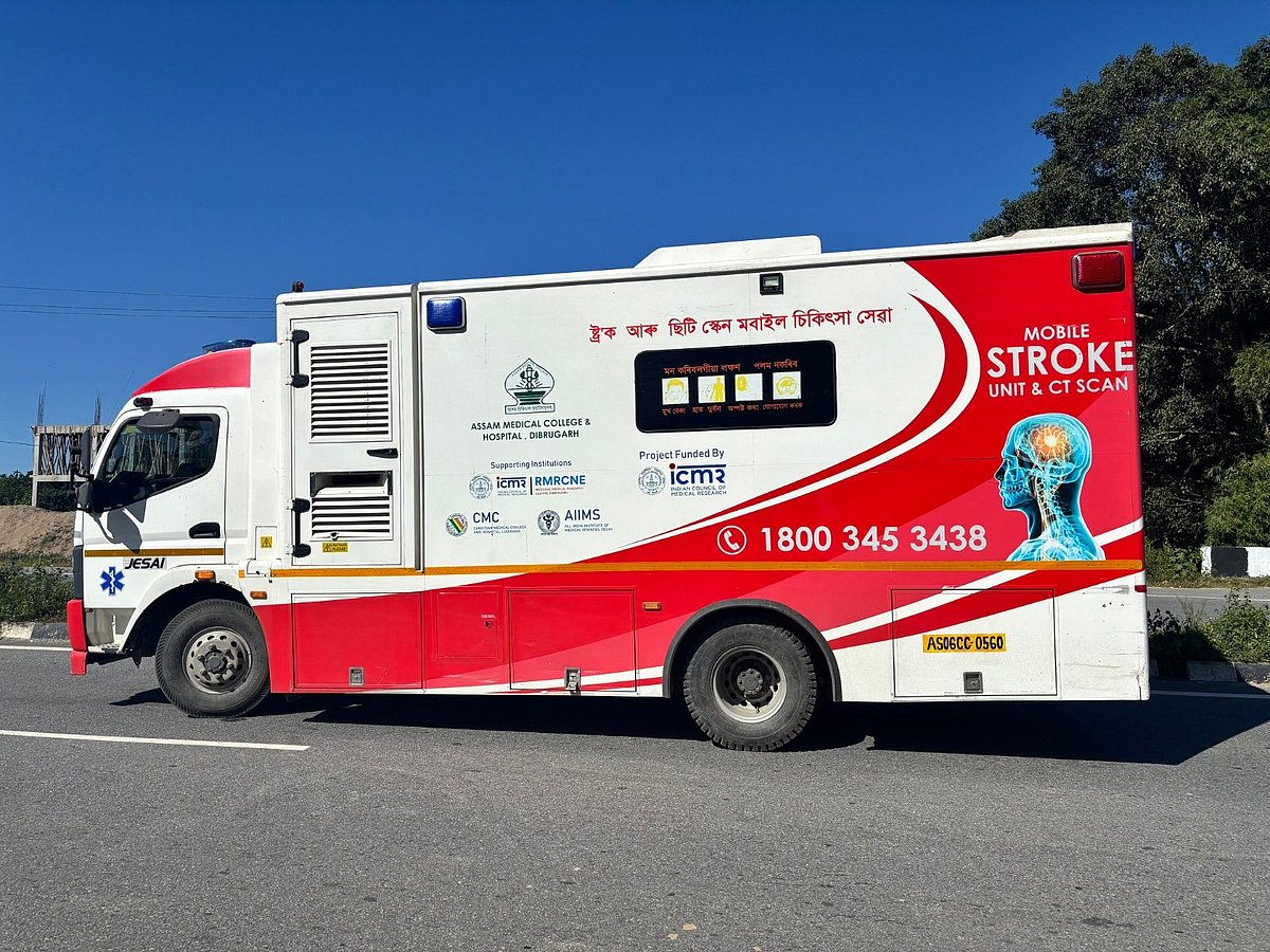 ICMR Hands Over Mobile Stroke Units to Assam to Improve Stroke Care