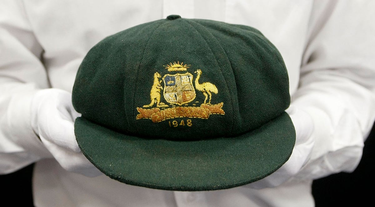 Bradman’s 1947 Baggy Green fetches 460,000 dollars at auction