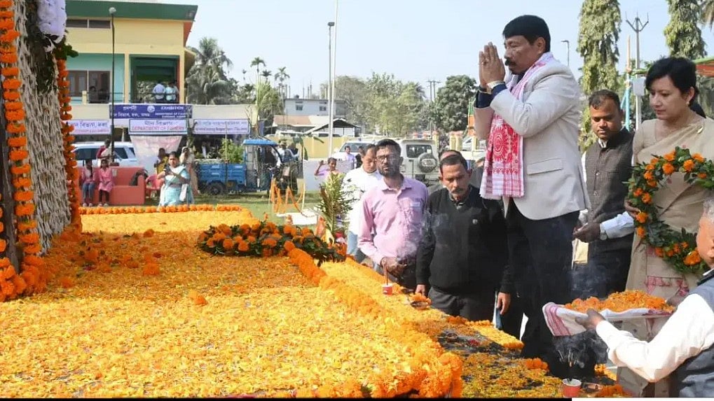 Atul Bora pays tribute to Patharughat peasant martyrs