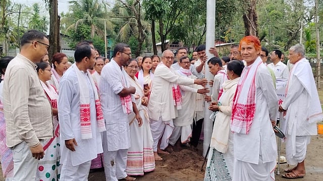 ‘Lai Khuta’ ceremony marks start of Orang Rajahuwa Namghar golden jubilee