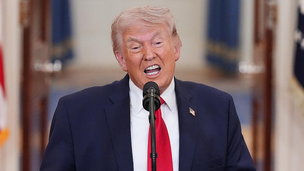 United States President Donald Trump issues warning to Iran over Strait ...