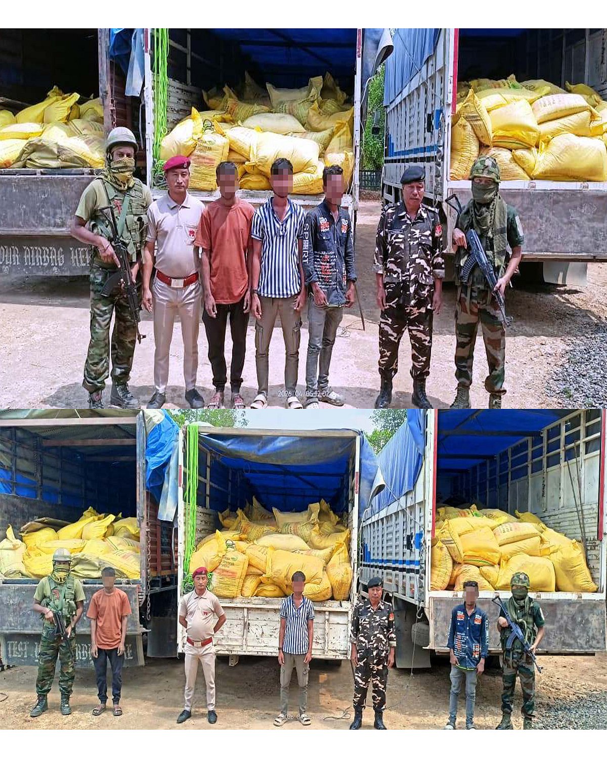 422 Bags of Illegal Urea Seized in Mizoram; 3 Arrested