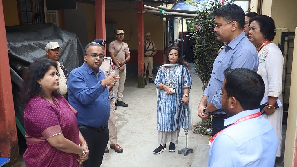 CEO Anurag Goel inspects counting centre, reviews Morigaon preparedness ...