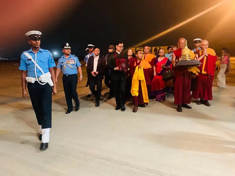 Holy relics of Lord Buddha’s disciples arrive in Mongolia via special ...