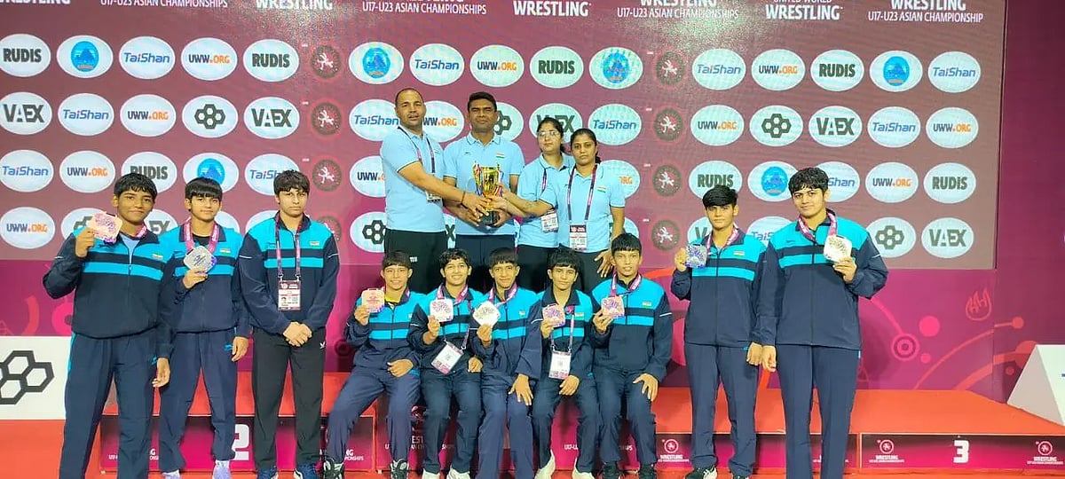 India’s young women wrestlers bag 2 golds, 5 medals overall at U17 ...