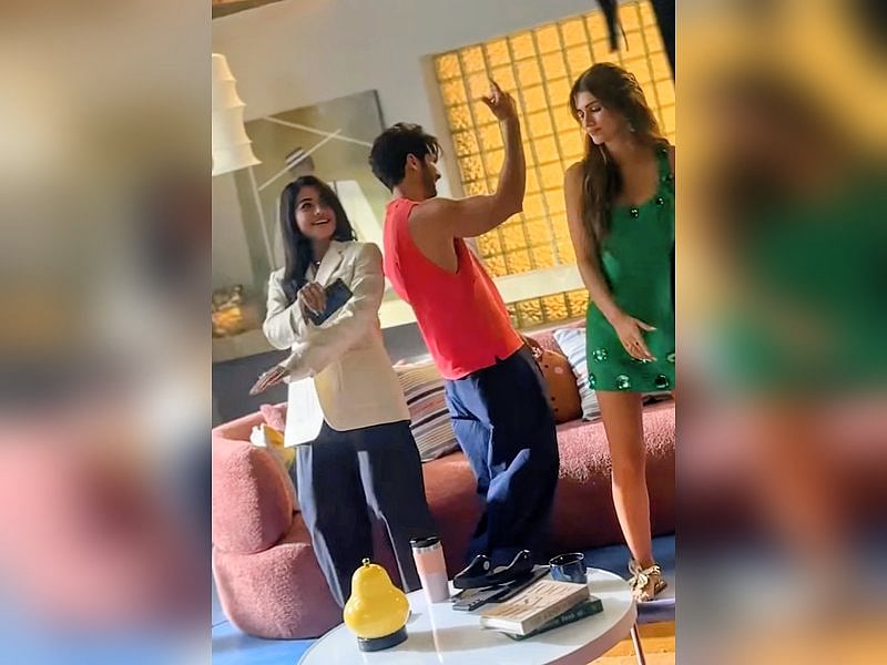 ‘Who loves a softy?’, asks Shahid Kapoor in fun BTS video with Kriti ...