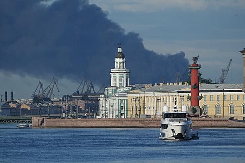 Massive Ukrainian drone attack targets St. Petersburg; Air defences ...