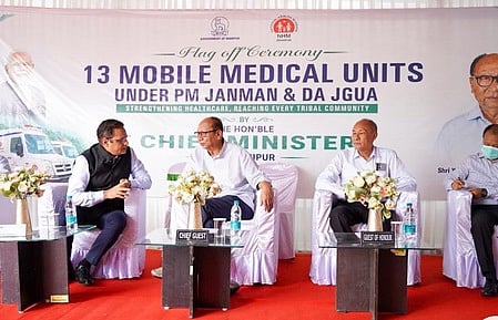 Manipur CM flags off 13 mobile medical units to strengthen healthcare ...