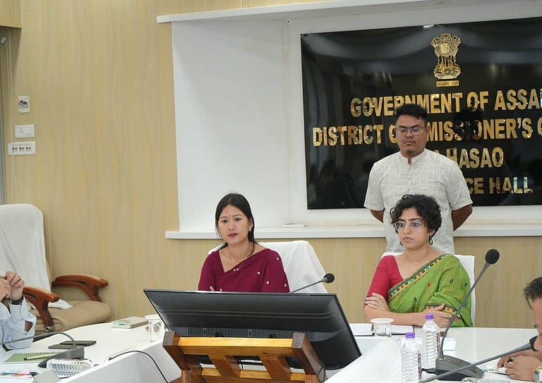 Haflong MLA joins review meeting for development projects in Dima Hasao