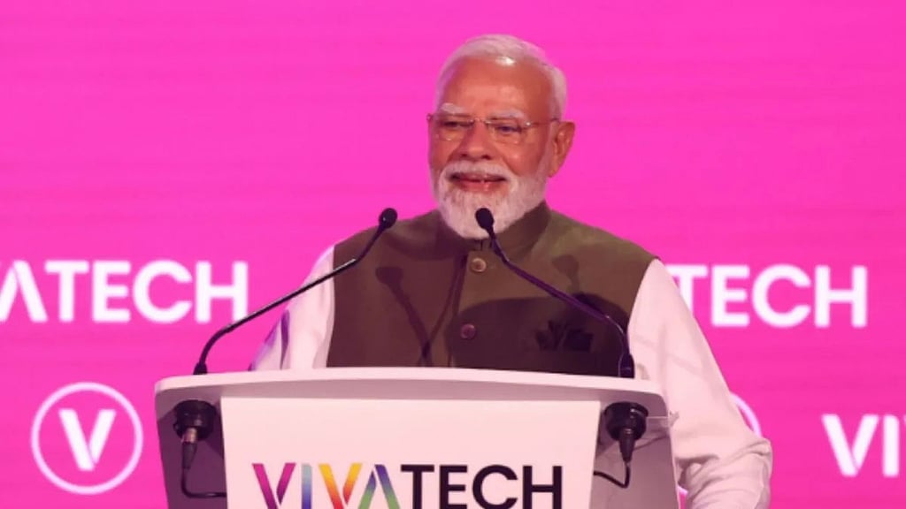 PM Narendra Modi outlines India’s AI vision at VivaTech 2026