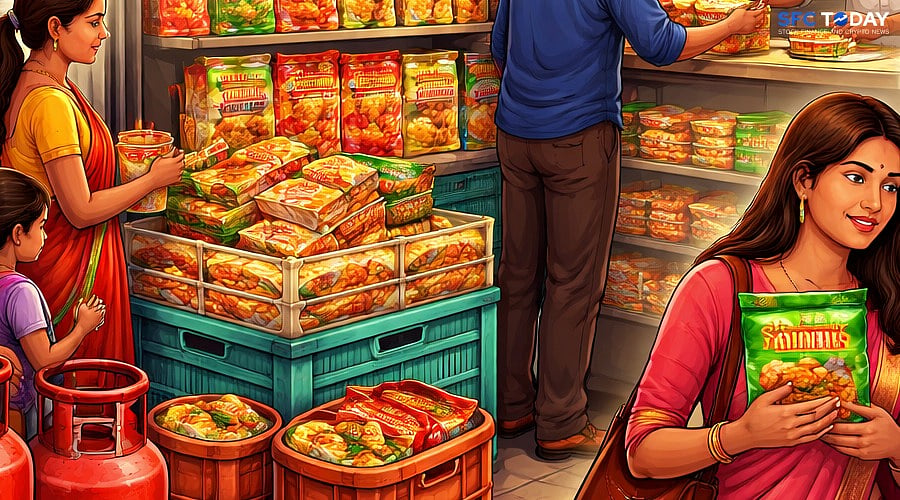 LPG Crunch Drives Ready-To-Eat Food Rush at Kirana Stores Across Indi