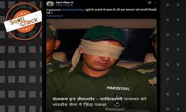 Fact Check: Viral images show Pakistani pilot captured by India during ...