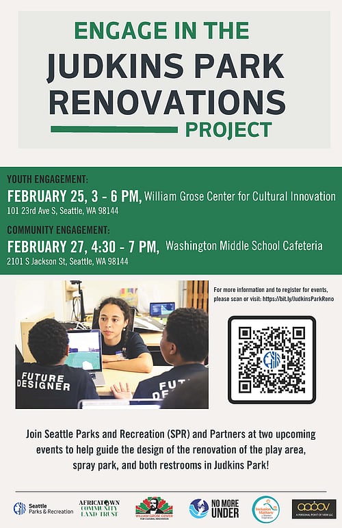 Judkins Park and Playfield Renovation Project Community Meetings Start ...