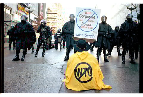 This New Exhibition Looks Back on WTO Protests Legacy