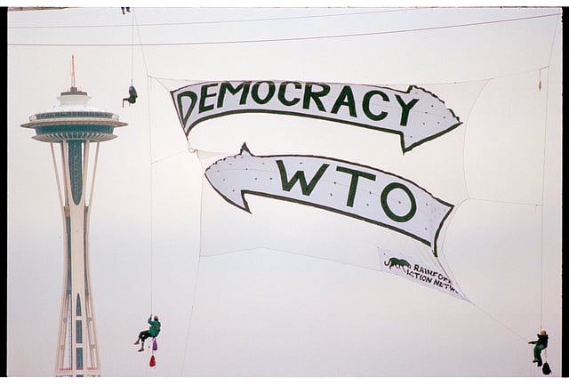 This New Exhibition Looks Back on WTO Protests Legacy