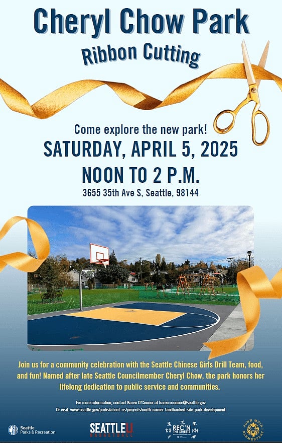 Ribbon-Cutting Ceremony Will Celebrate Cheryl Chow Park, a New ...