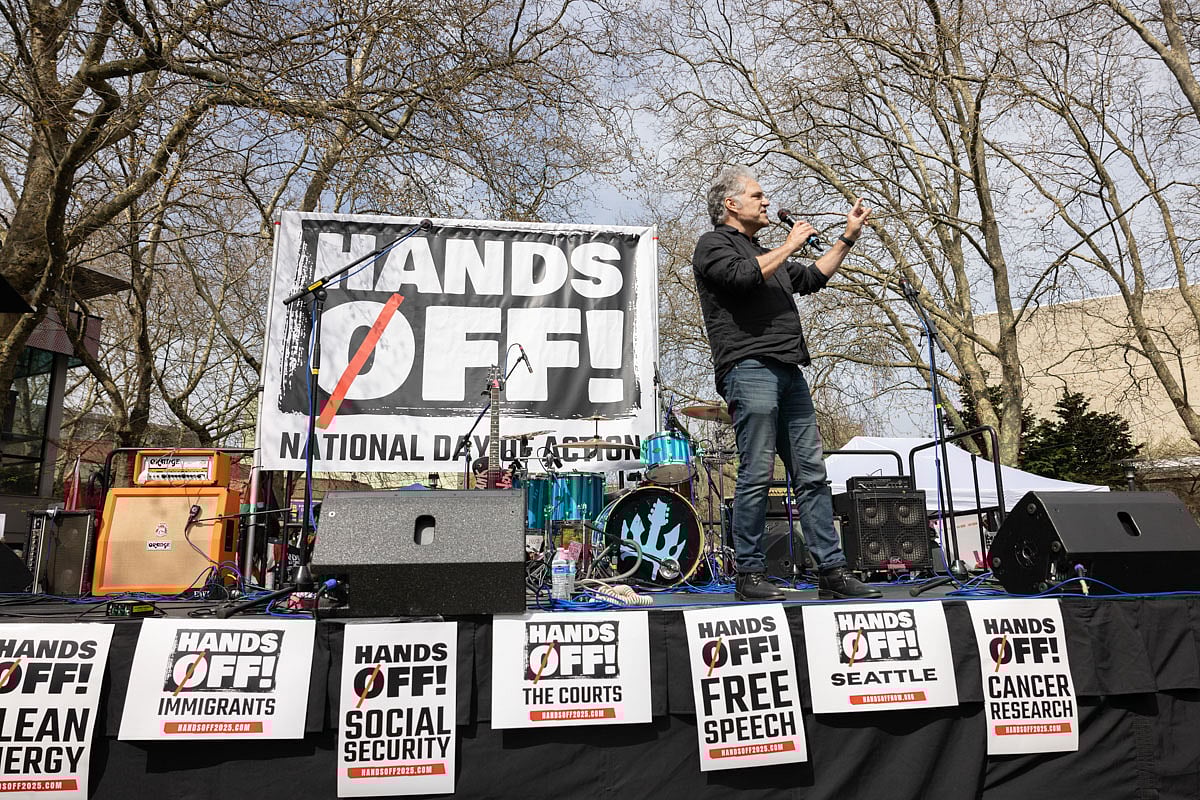 More Than 20,000 Fill Seattle Center in Mass April 5 Protest Against ...