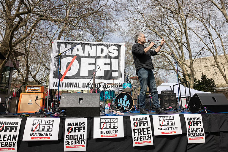 More Than 20,000 Fill Seattle Center in Mass April 5 Protest Against ...