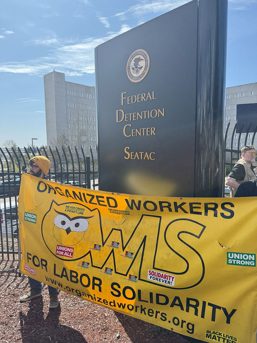 Nearly 1,000 Rally and March in SeaTac Demanding an End to ICE ...