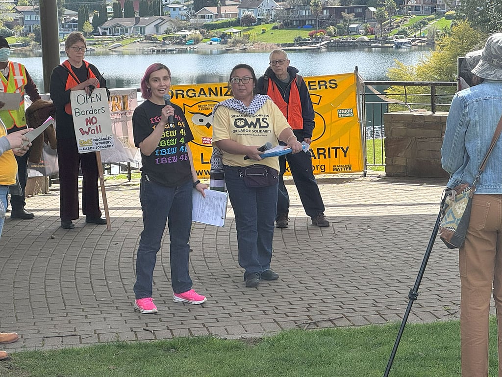 Nearly 1,000 Rally and March in SeaTac Demanding an End to ICE ...
