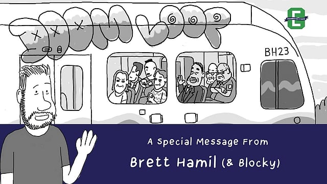 DOOM LOOP: A Special Message From Brett Hamil (and Blocky)