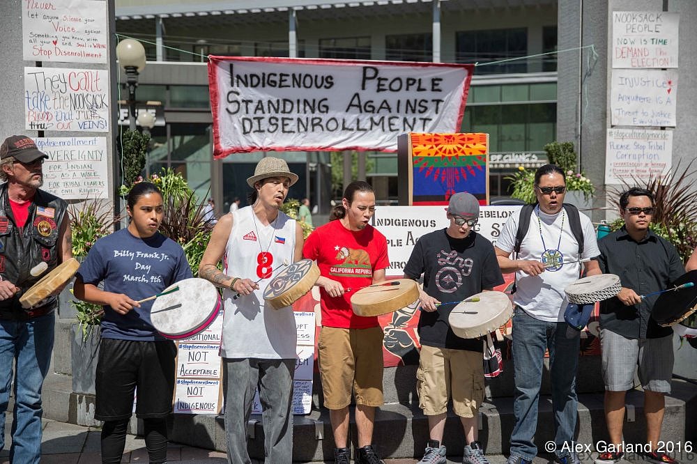 Native Americans Gather in Seattle to Protest Disenrollment of Nooksack ...