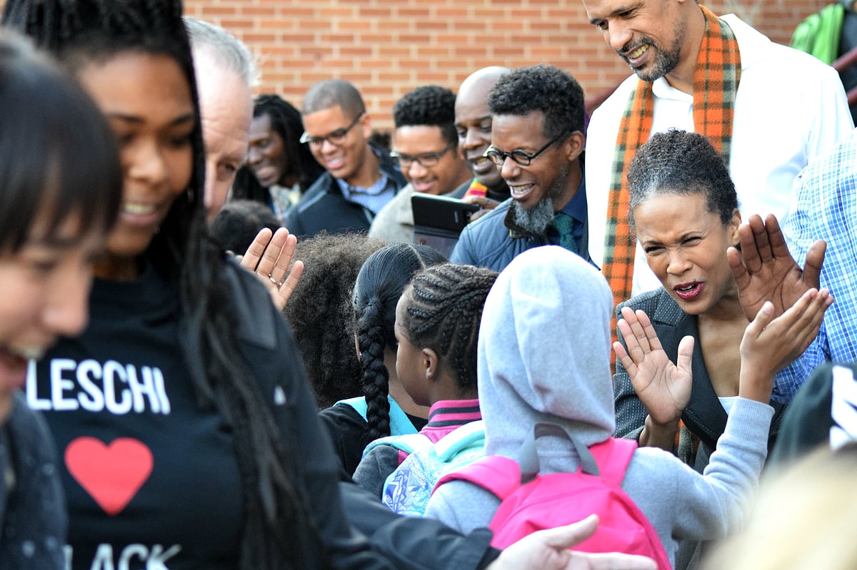 POC Professionals Greet Students With High 5s, Positivity at Annual Event