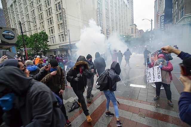 Seattle City Council Considers When Police Can Use Blast Balls, Rubber ...