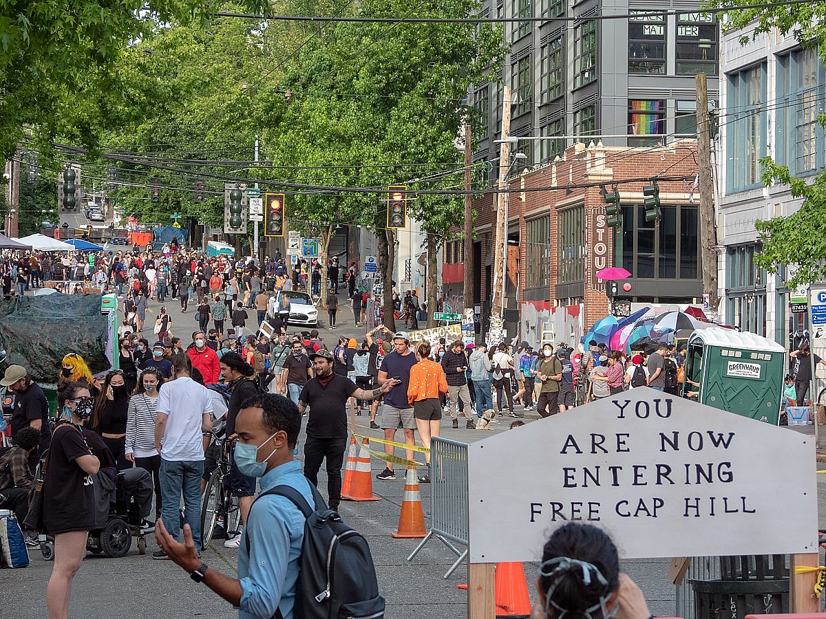 Capitol HIll Protest or Police-free Utopia?