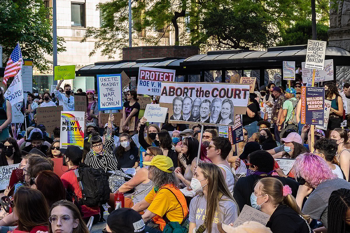 Seattle Protests the Supreme Court's Decision to Overturn Roe v. Wade