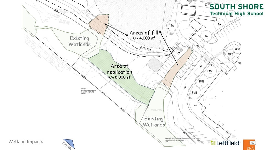 Hanover halts South Shore Tech construction over wetland damage