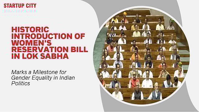Introduction of Women's Reservation Bill in Lok Sabha