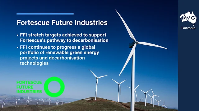 Fortescue Targeting to Achieve Net Zero Scope 3 Emissions Fortescue Targeting to Achieve Net Zero Scope 3 Emissions