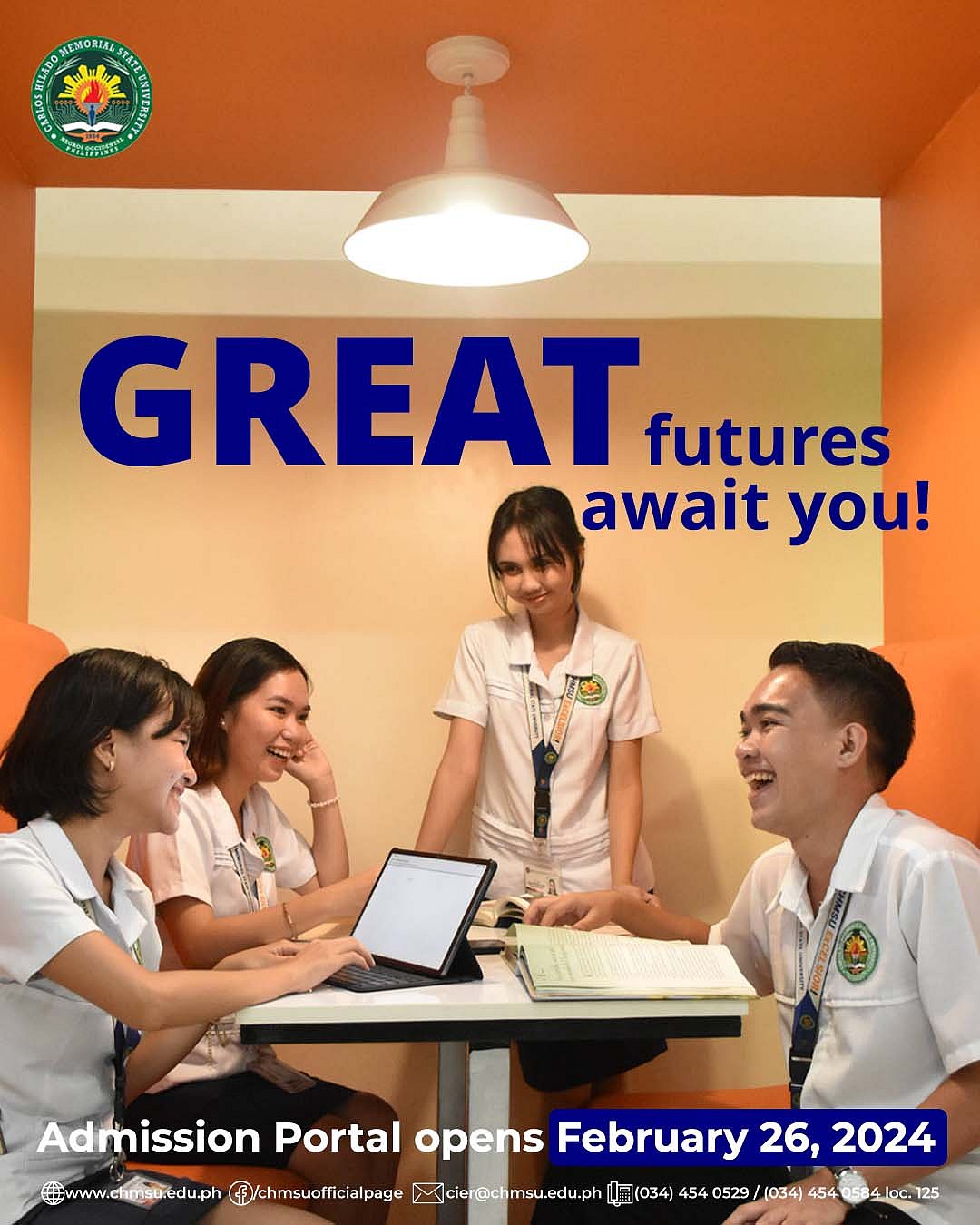 CHMSU Admission Test 2024-2025: Book Your Schedule Online Now!
