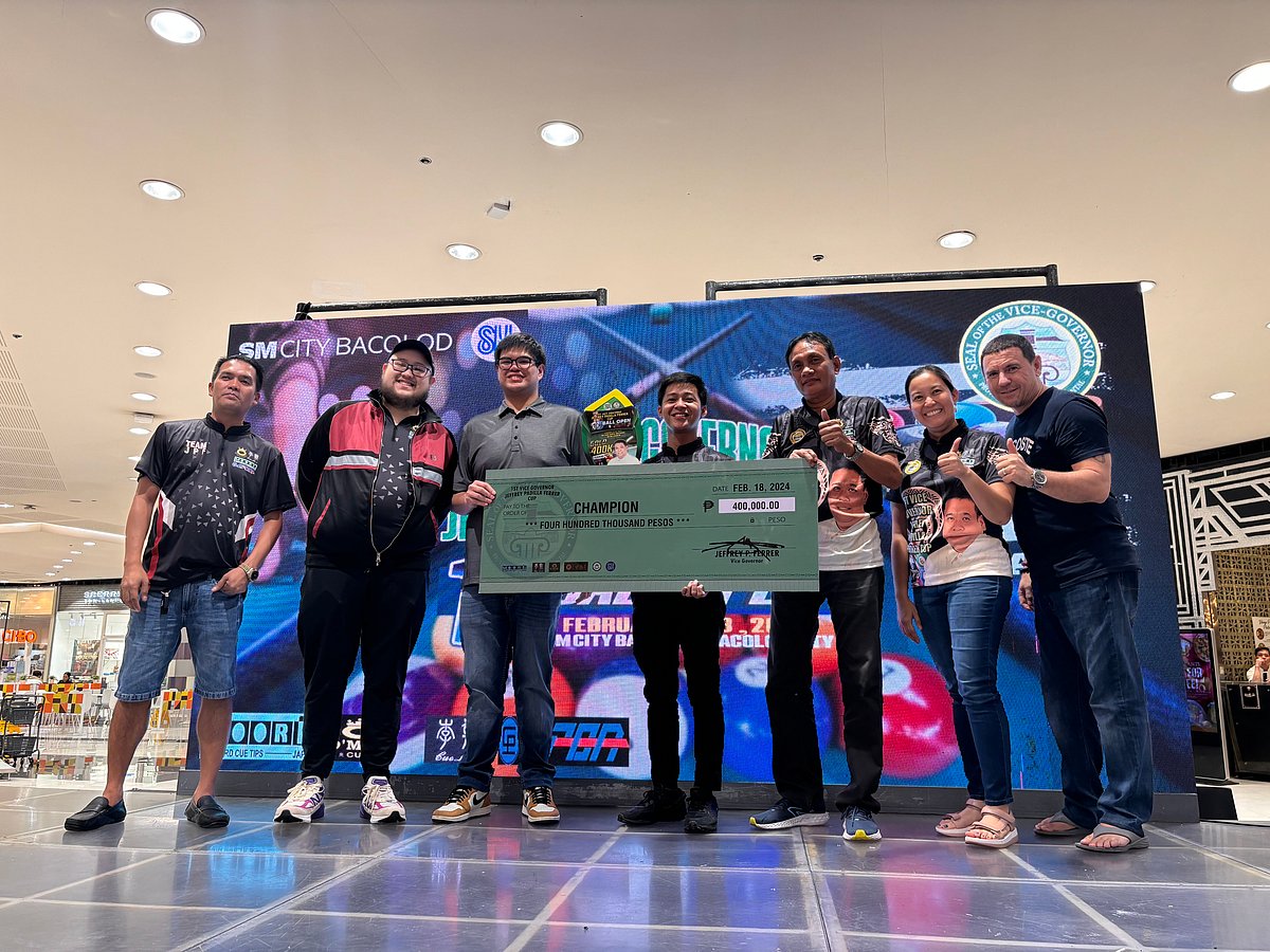 Cebuano Pool Sensation Jerson Cumayas Triumphs in 1st Vice Governor's ...