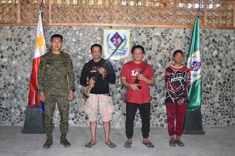 7 NPA rebels surrender in Caraga