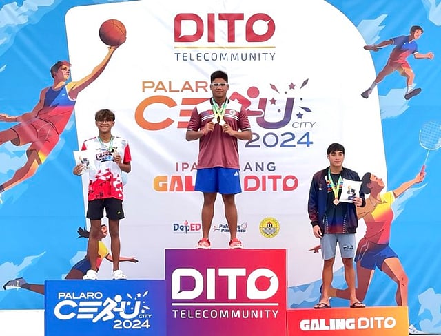 Paolo Miguel Labanon wins Davao's first 2 Palaro 2024 golds