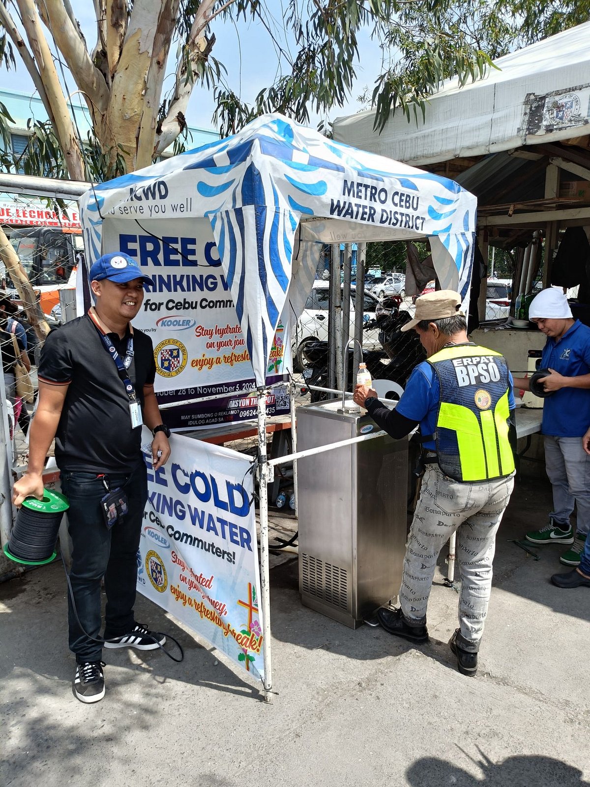 MCWD offers free water stations for commuters, cemetery-goers during ...