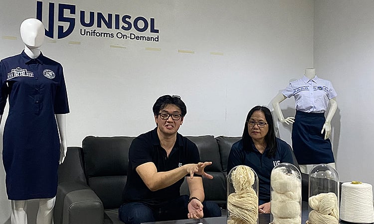 Uniform maker champions use of local fabrics