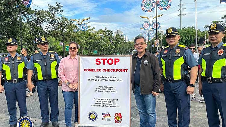 PNP launches checkpoints to deter election-related violence