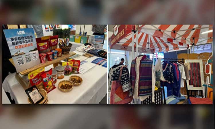 PH embassy exhibits Filipino textile, food products in China